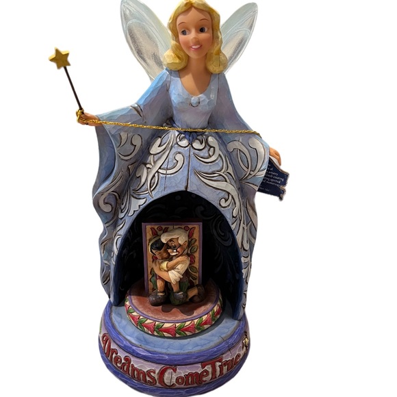 Jim Shore | Other | Jim Shore Rare Disneys Pinocchio Blue Fairy Music ...